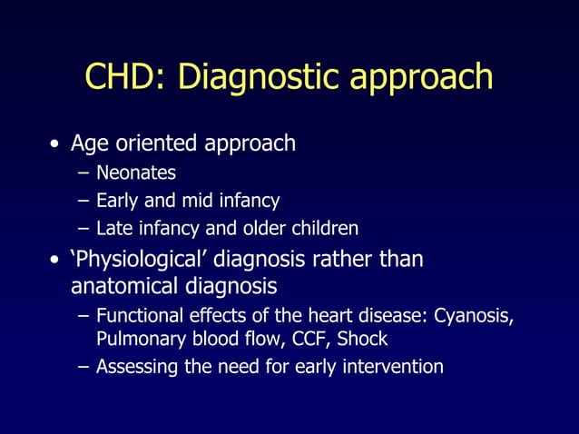 CHD Clinical approach.pdf | Heart and Cardiovascular Diseases ...