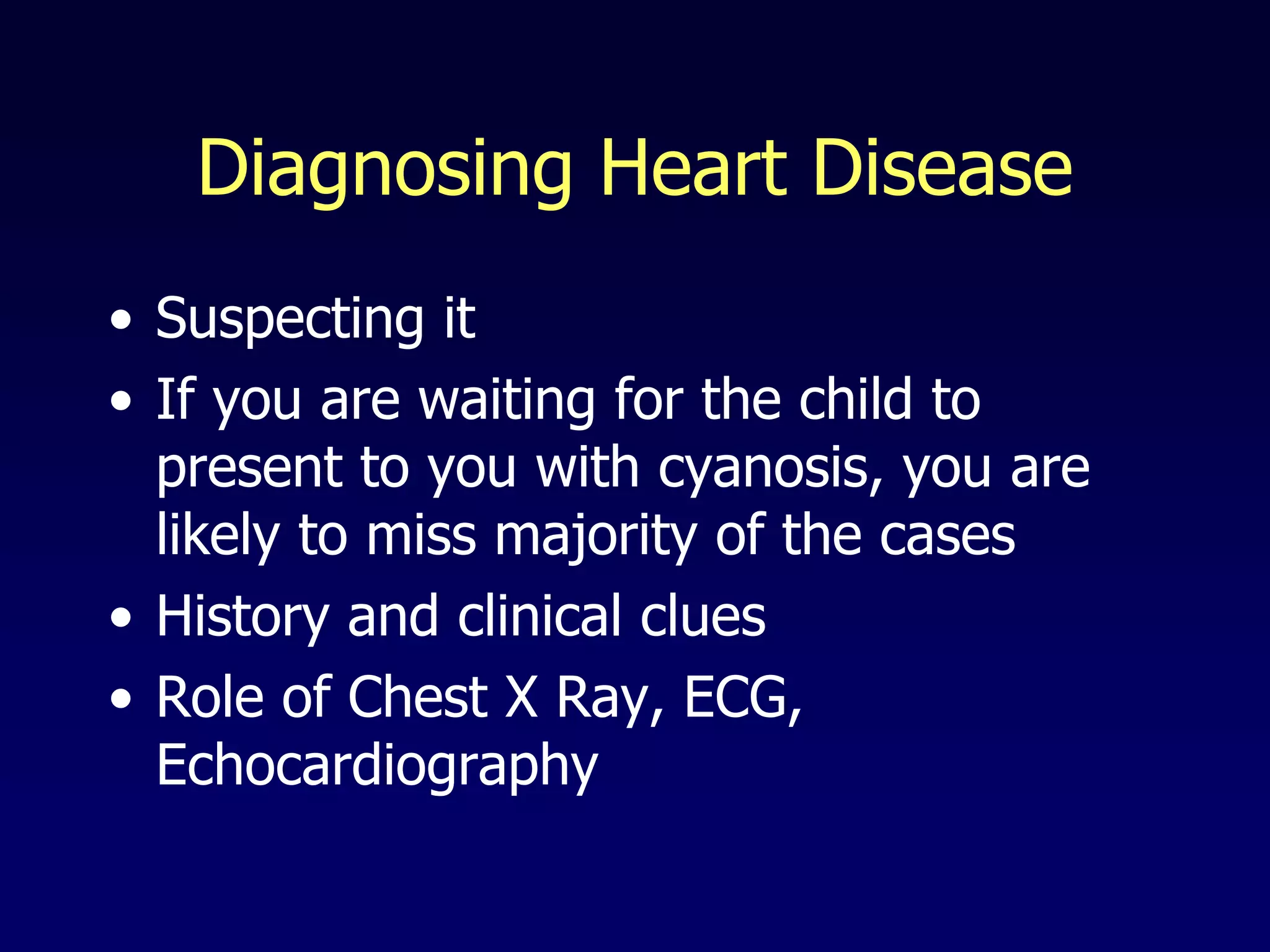 Approach to cyanotic congenital heart disease | PPTX