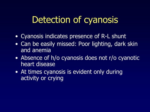 Approach to cyanotic congenital heart disease | PPTX | Heart and ...