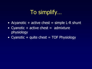 Approach to cyanotic congenital heart disease | PPTX