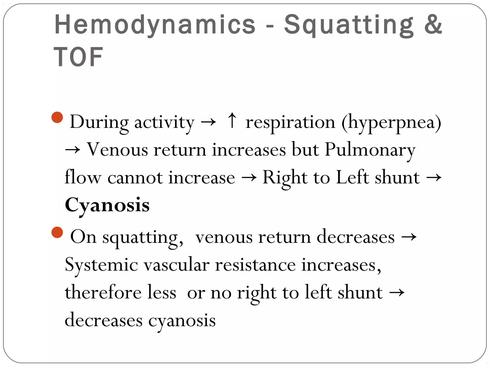 Approach to Cyanotic Congenital Heart Diseases | PPT