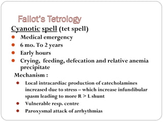 Approach to Cyanotic Congenital Heart Diseases | PPT