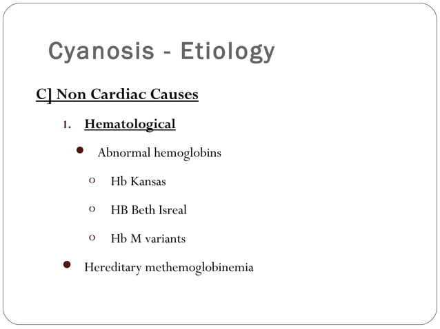 Approach to Cyanotic Congenital Heart Diseases | PPT | Heart and ...