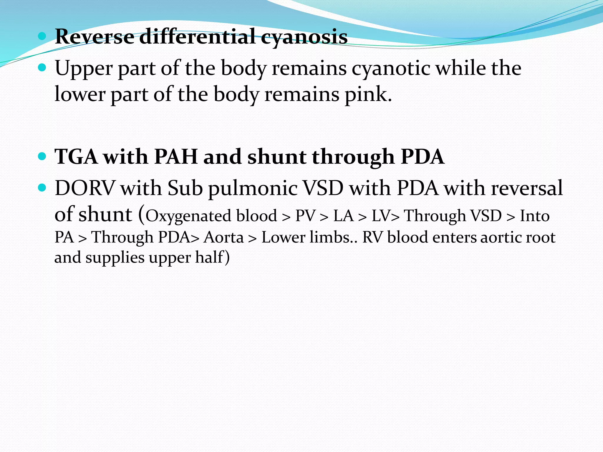 Approach to cyanotic congenital heart diseases | PPTX