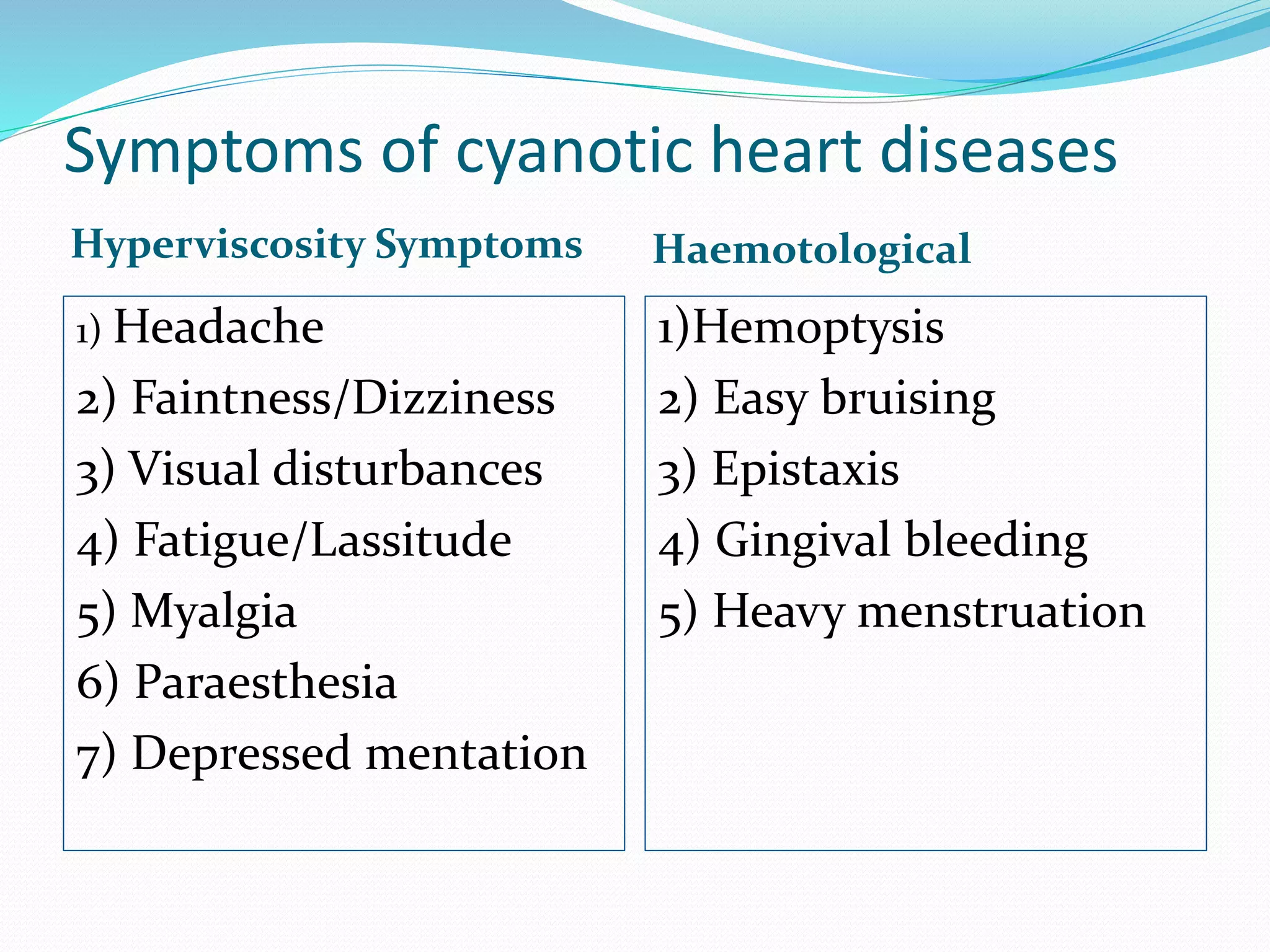 Approach to cyanotic congenital heart diseases | PPTX