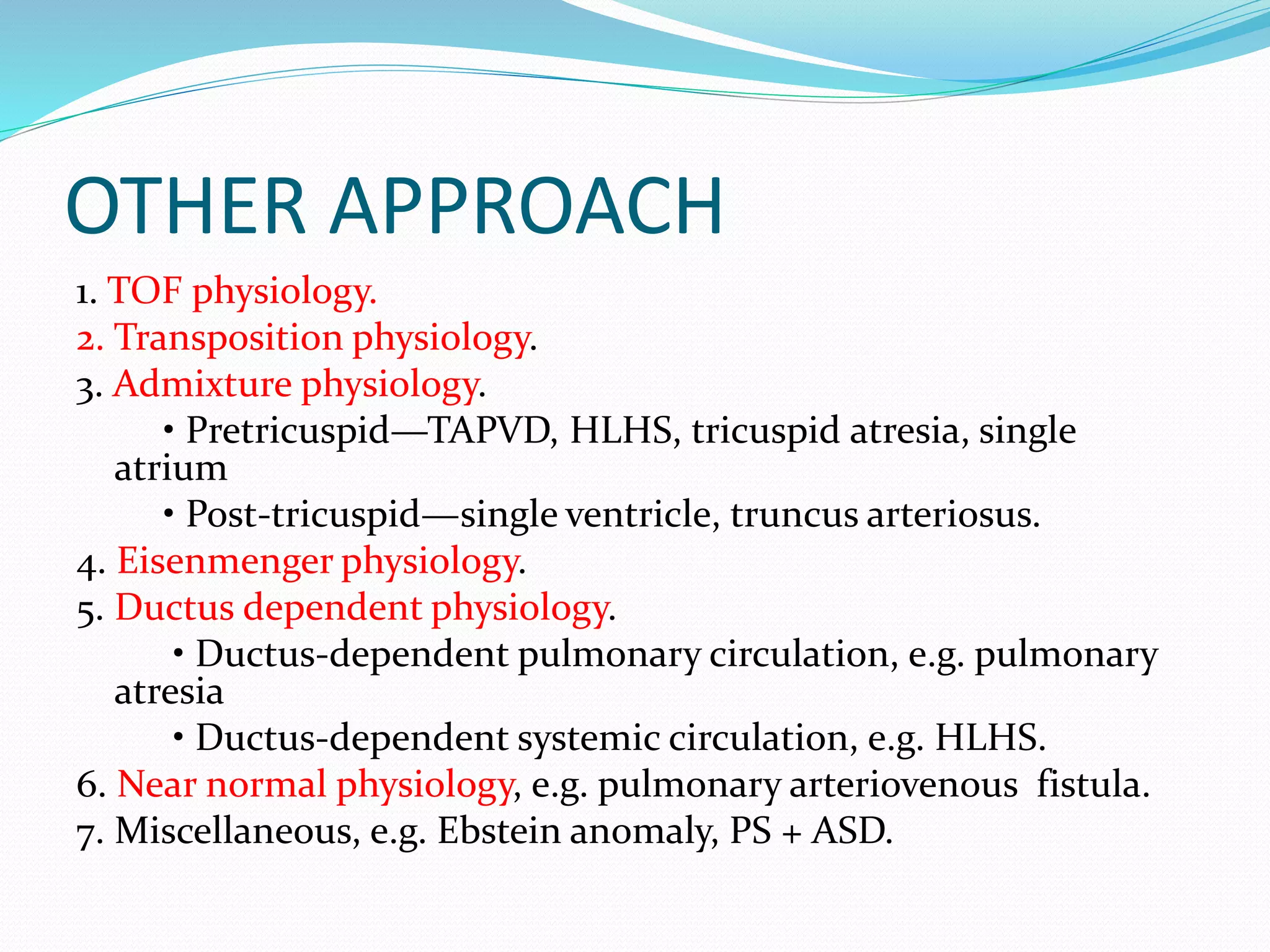 Approach to cyanotic congenital heart diseases | PPTX