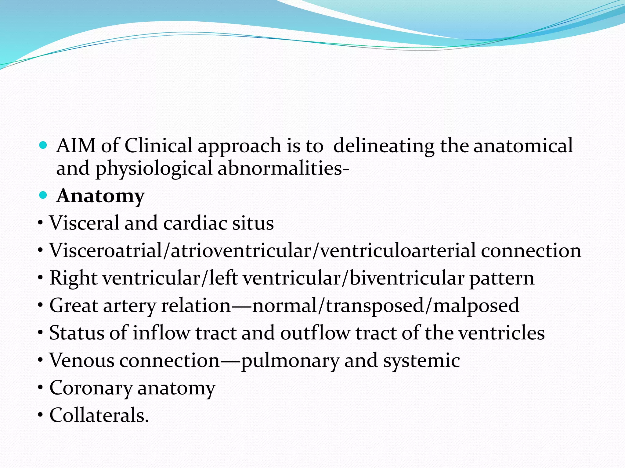 Approach to cyanotic congenital heart diseases | PPTX