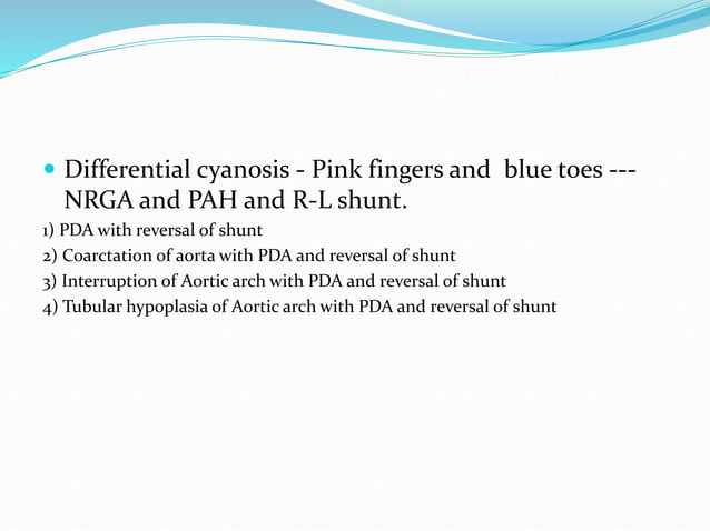 Approach to cyanotic congenital heart diseases | PPTX | Heart and ...