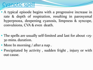 Approach to cyanotic congenital heart diseases | PPTX