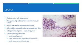 Approach to cytopathology diagnosis of soft tissue tmors.pptx