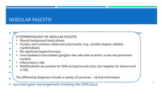 Approach to cytopathology diagnosis of soft tissue tmors.pptx