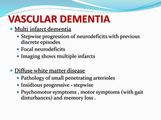 Approach to dementia | PPTX