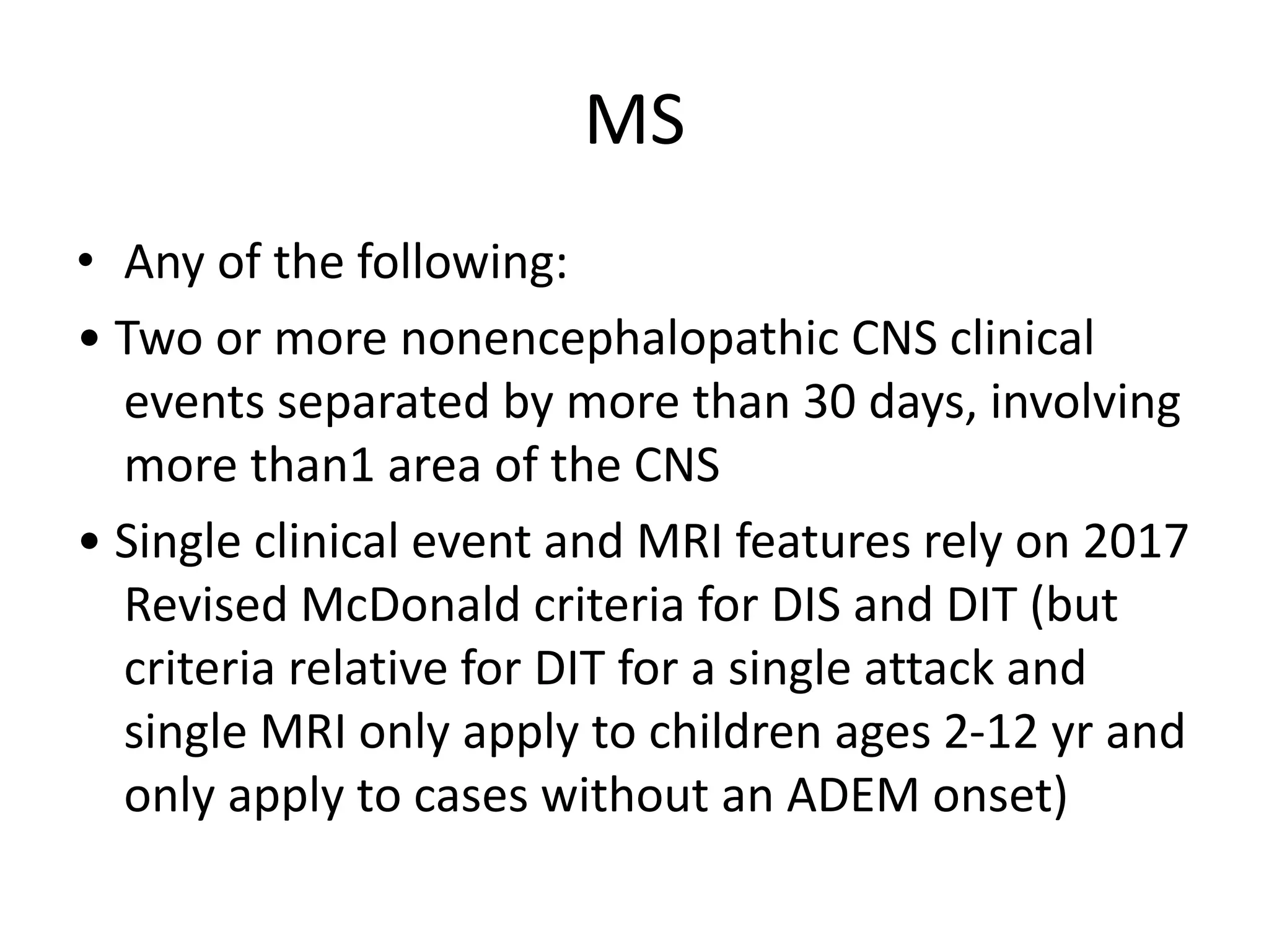 Approach to demyelinating diseases | PPTX