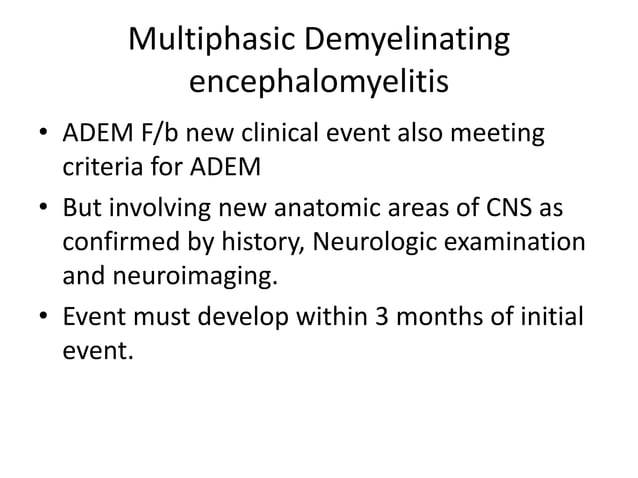 Approach to demyelinating diseases | PPTX