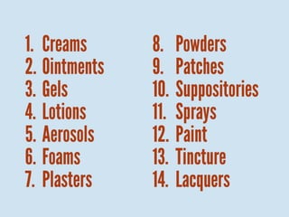 Approach to Dermatological Prescription | PPT