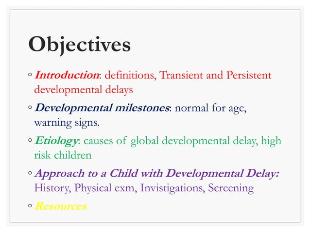 Approach to developmental delay | PPTX | Parenting Babies and Toddlers | Parenting