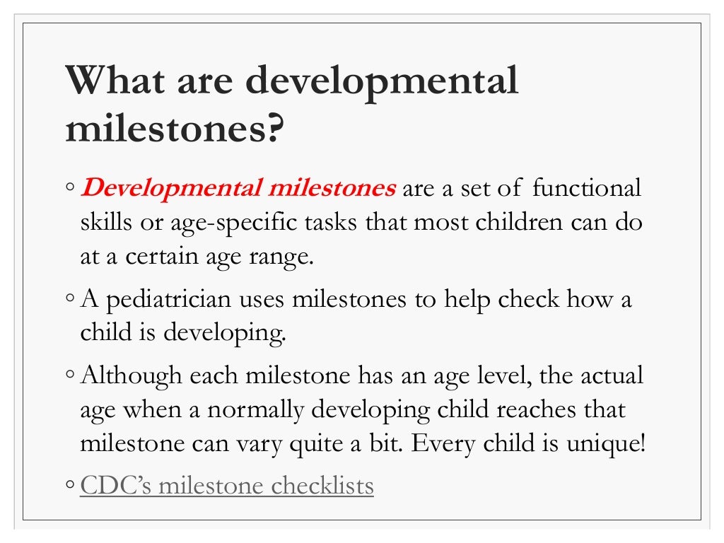 Approach to developmental delay