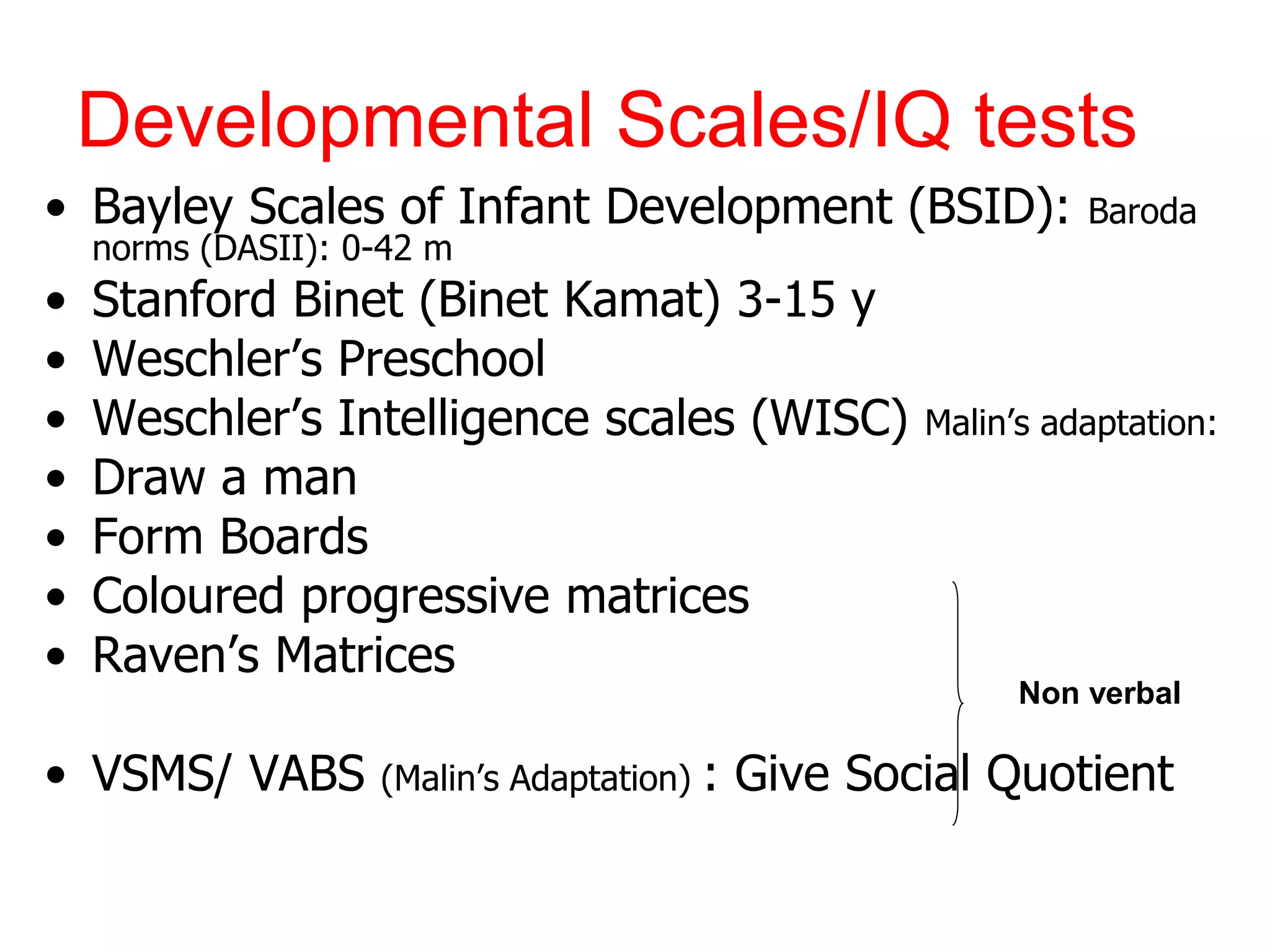 Approach to developmental_delay | PPT