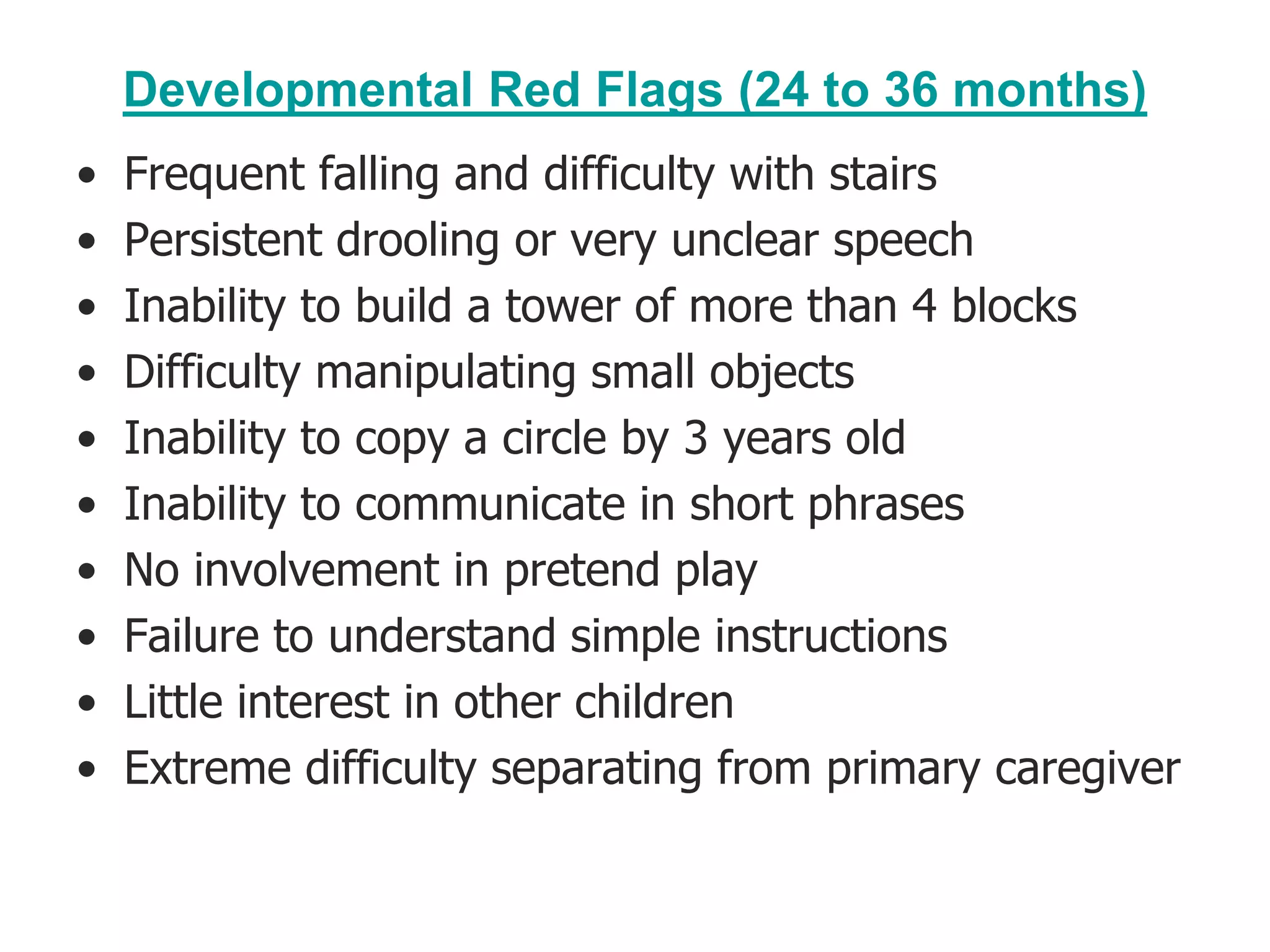 Approach to developmental_delay | PPT