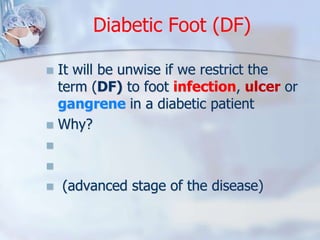 Approach to diabetic foot | PPTX