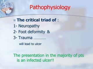 Approach to diabetic foot | PPTX