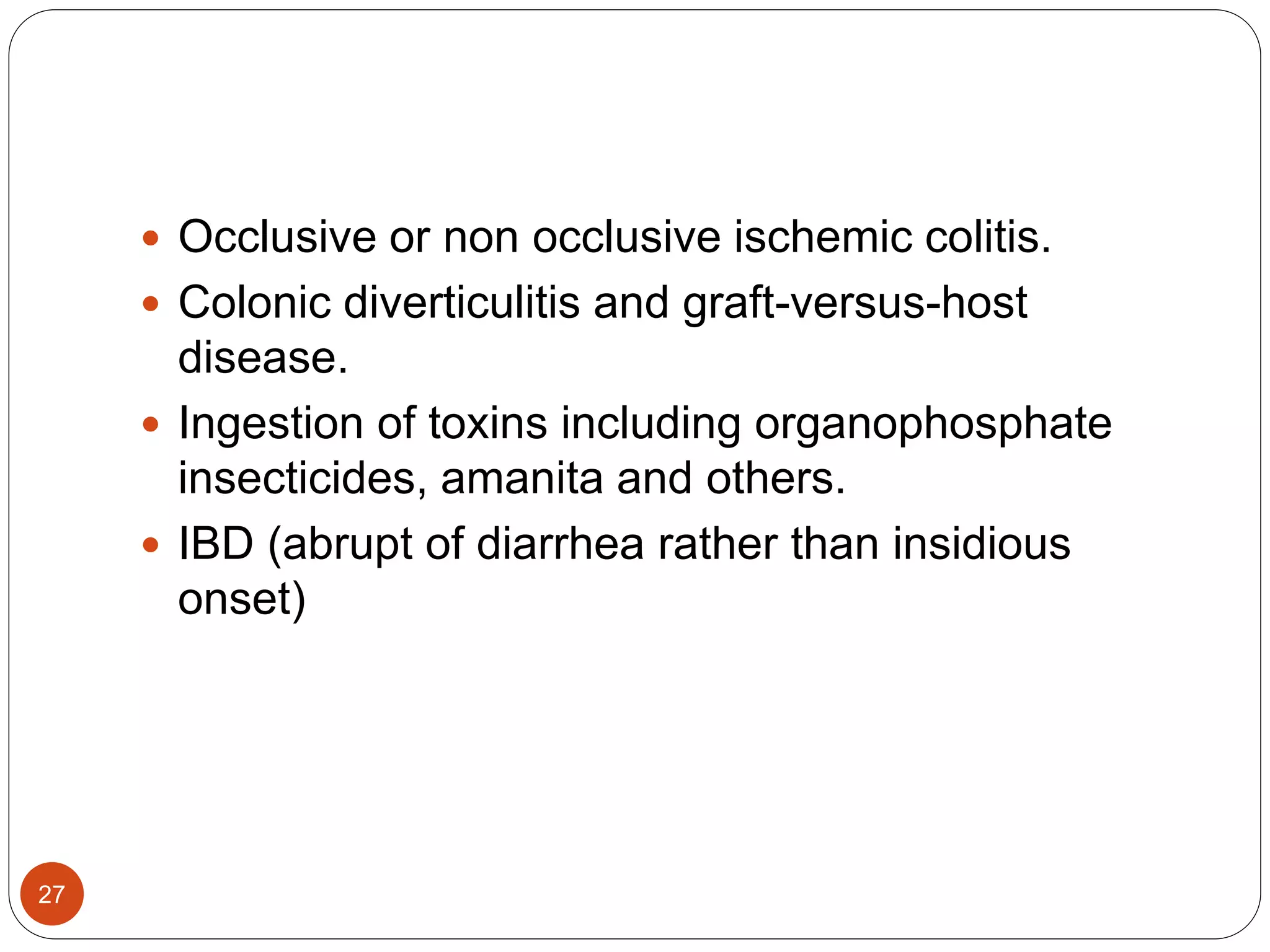 Approach to Diarrhea and constipation | PPTX