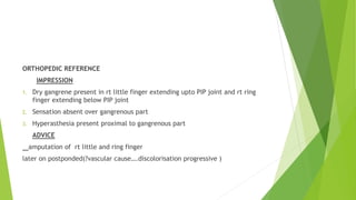 Approach to digital gangrene | PPTX