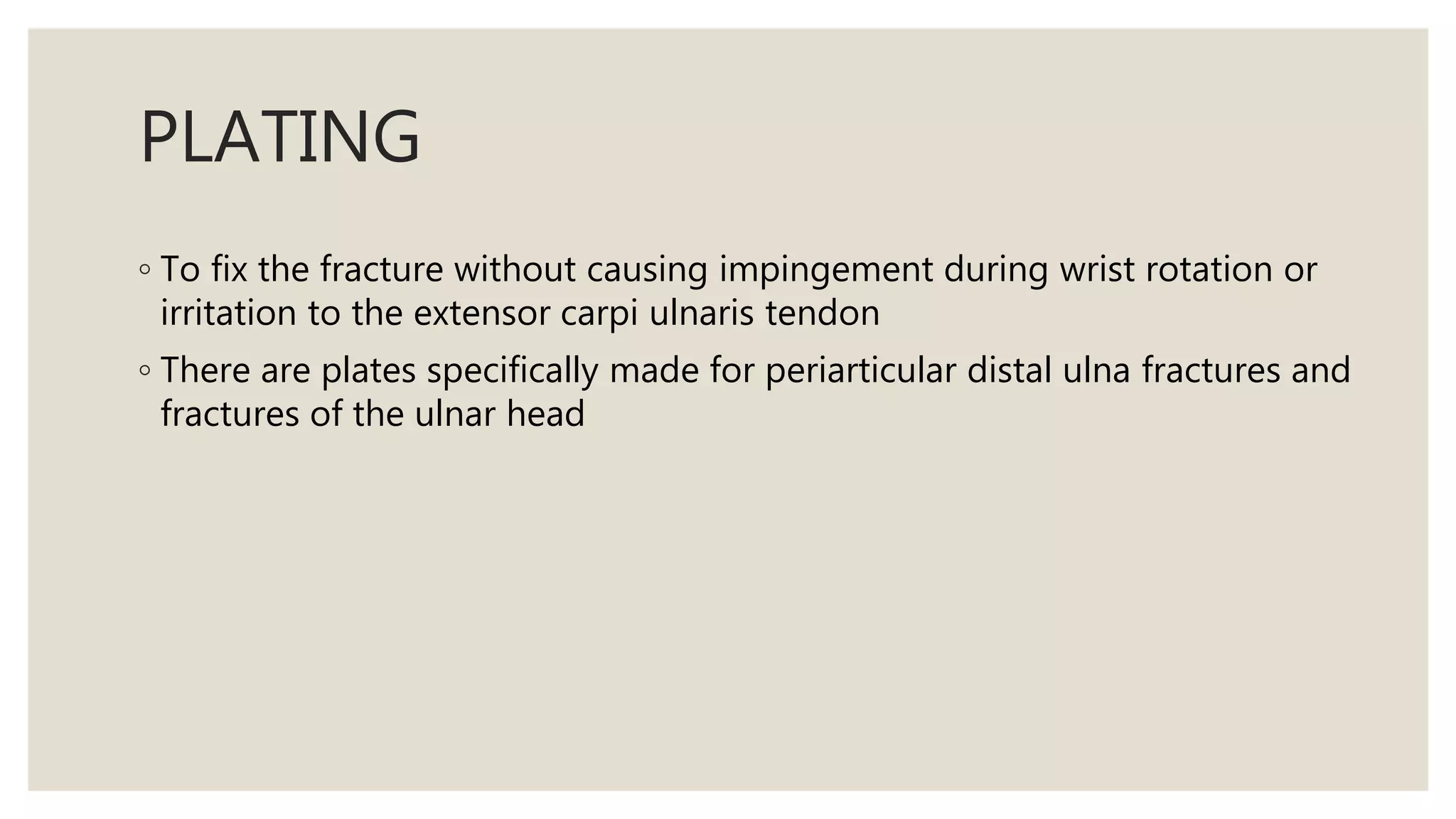 Approach To Distal Ulnapptx