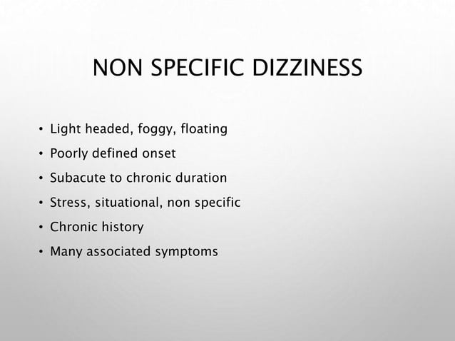 APPROACH TO DIZZINESS by DR. Naushad Alam | PPTX