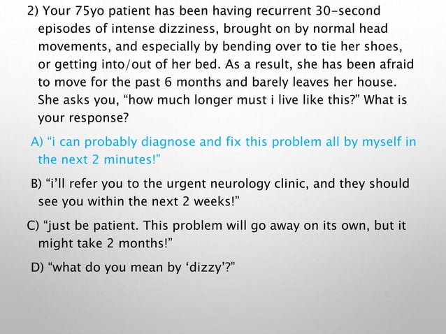 APPROACH TO DIZZINESS by DR. Naushad Alam | PPTX