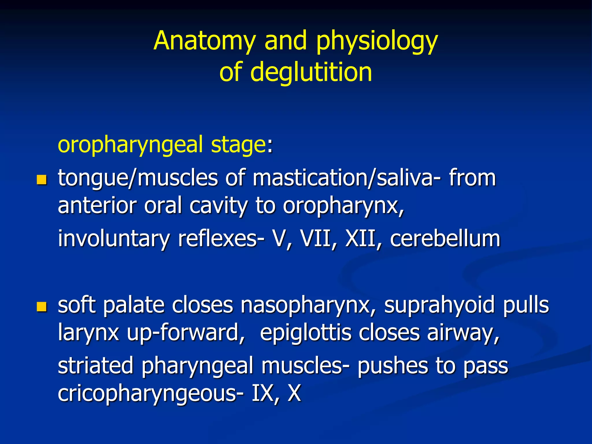 Approach to dysphagia | PPT