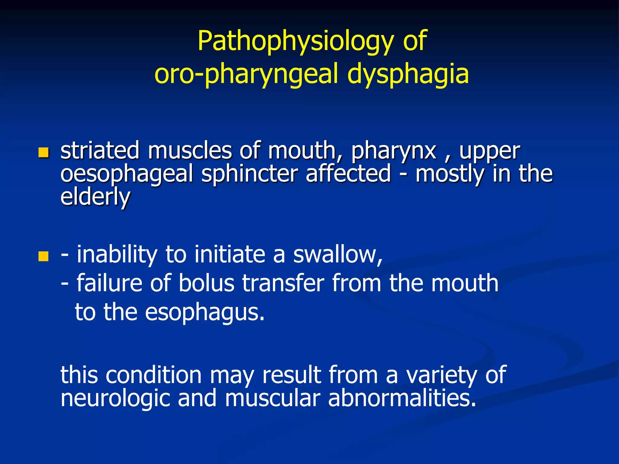 Approach to dysphagia | PPT