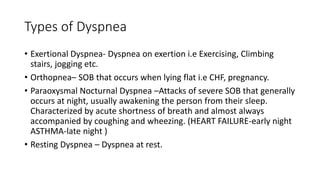 Approach To Dyspnea | PPTX
