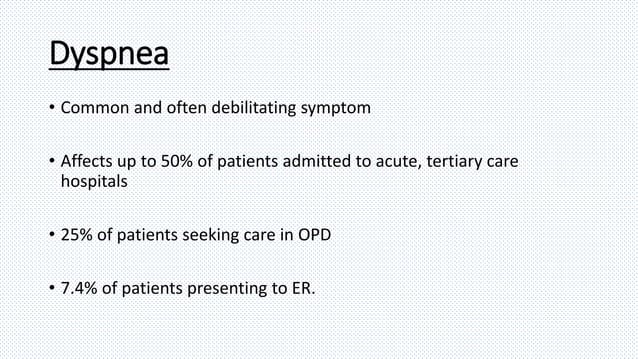 Approach to. . dyspnea.pptx | Lung and Respiratory Health | Diseases ...
