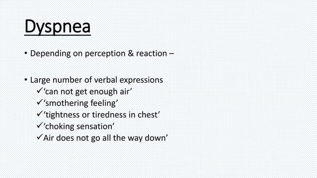 Approach to. . dyspnea.pptx | Lung and Respiratory Health | Diseases ...