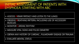 Approach to dyspnoea | PPT