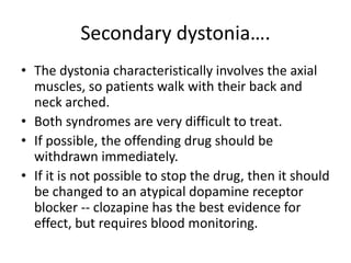 Approach to dystonia | PPTX