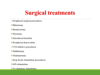 Approach to dystonia | PPTX