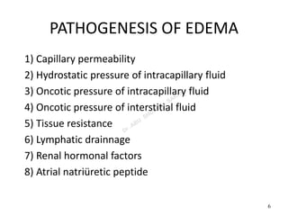 Approach to edema | PPT
