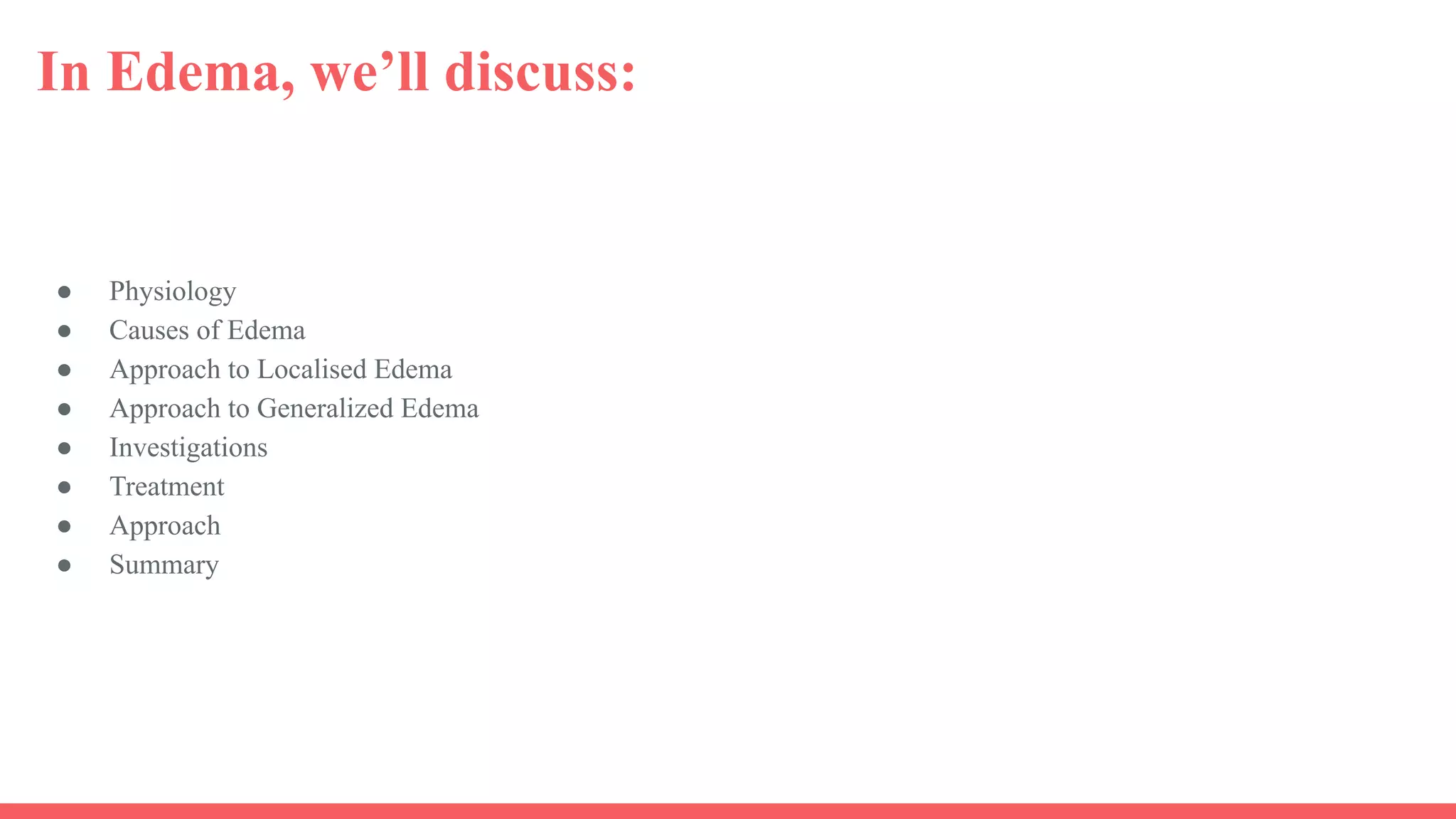 Approach to Edema in Paediatrics. | PDF