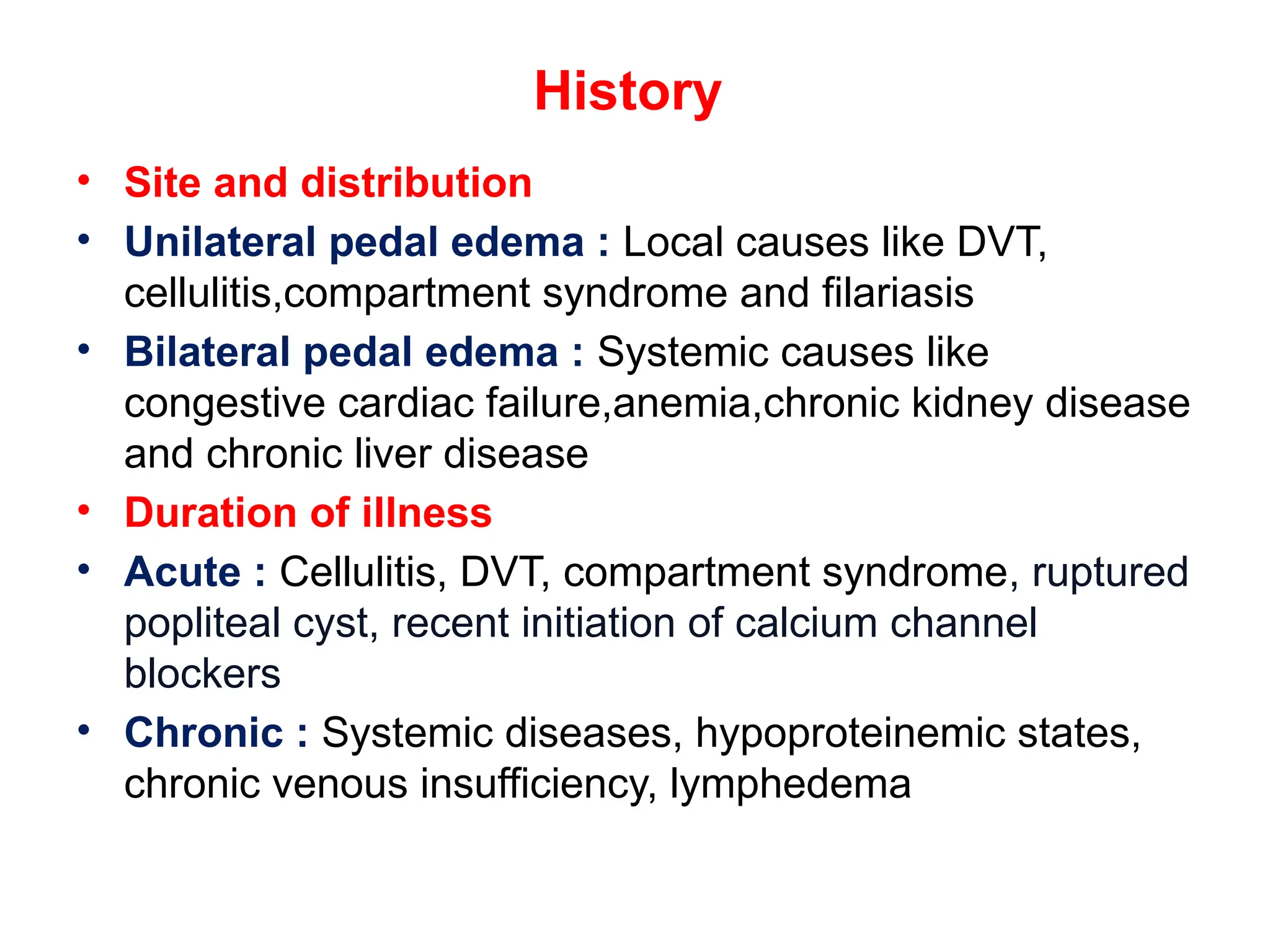 Approach to edema in clinical practice.. | PPTX