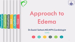 Approach to Edema in cardiology.....pptx
