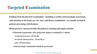 Approach to evaluation and management of acute vertigo | PPTX