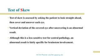Approach to evaluation and management of acute vertigo | PPTX