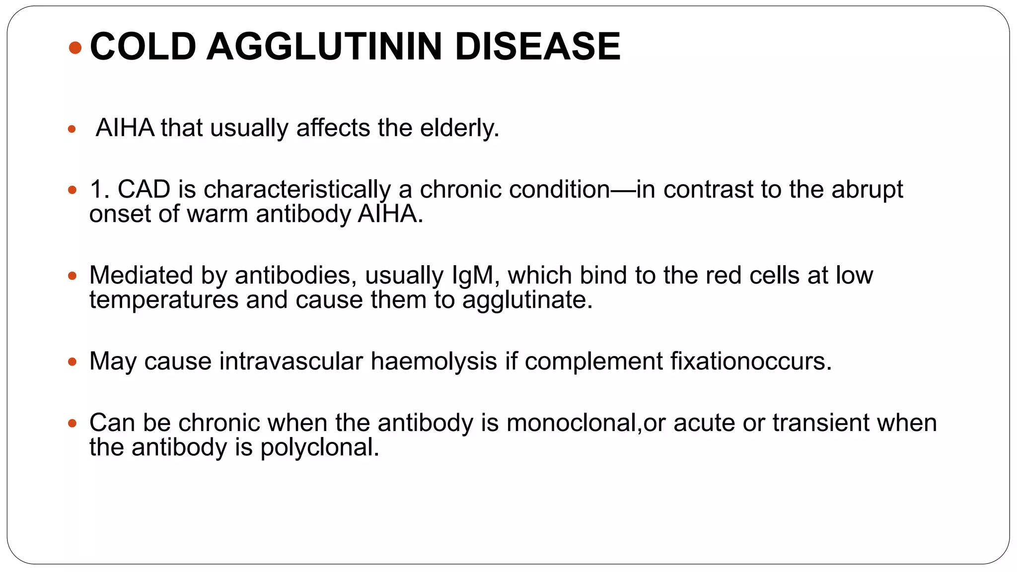 Approach to extracorpuscular hemolysis | PPT