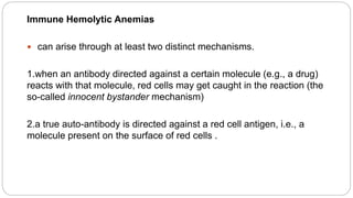 Approach to extracorpuscular hemolysis | PPT