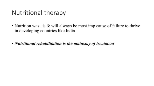 Approach to Failure to Thrive.pptx | Medical Health