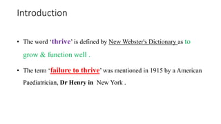 Approach to Failure to Thrive.pptx