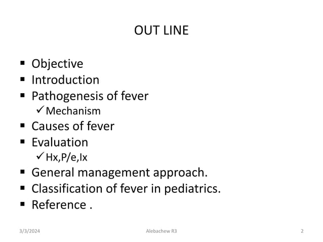 Approach to fever in childern ppt (Ho).pptx | Infectious Diseases ...