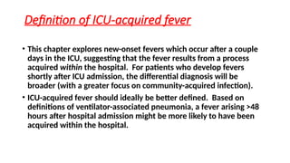 Approach to fevers and management ..pptx